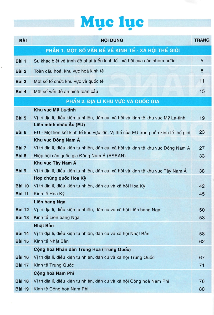 Tải Sách phát triển năng lực địa lí 11 PDF Miễn Phí - Sách Giáo khoa - Tham khảo Bán Chạy Nhất